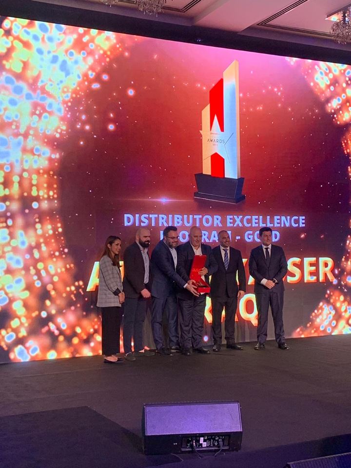 J&J 2018 Gold Best Distributor Award In AMET countries – Al Mouyasser